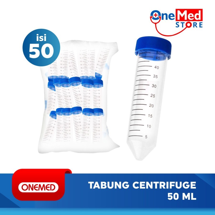 Jual Tabung Centrifuge Onemed 50 ML Bag Isi 50 Pcs | Shopee Indonesia