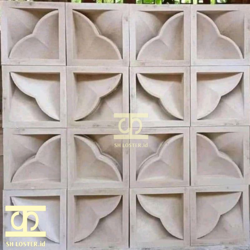 Jual roster beton minimalis motif mnc bunga | Shopee Indonesia