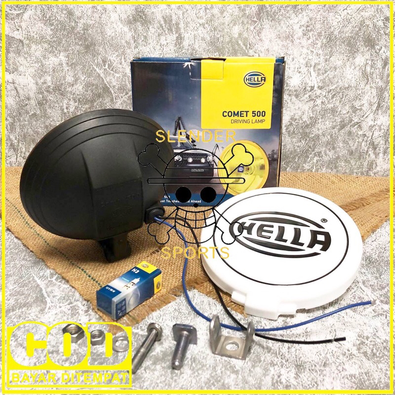 Jual LAMPU SOROT HELLA COMET 500 YELLOW - FOG LAMP HELLA COMET TEMBAK KABUT | Shopee Indonesia