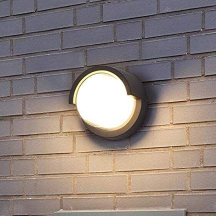 Jual Lampu Hias Outdoor Tempel Dinding Led Waterproof Bulat 15w IP65 ...