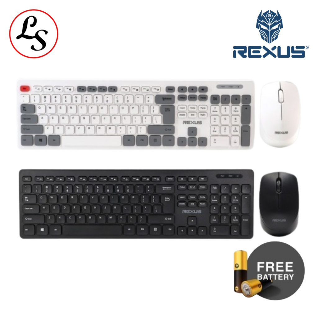 Jual REXUS KEYBOARD MOUSE KM8 Wireless Combo | Shopee Indonesia