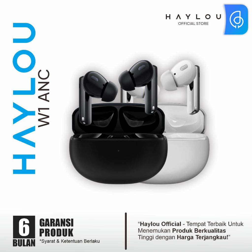 Jual Haylou W1 ANC TWS True Wireless Earbuds Headset Bluetooth T007 ...