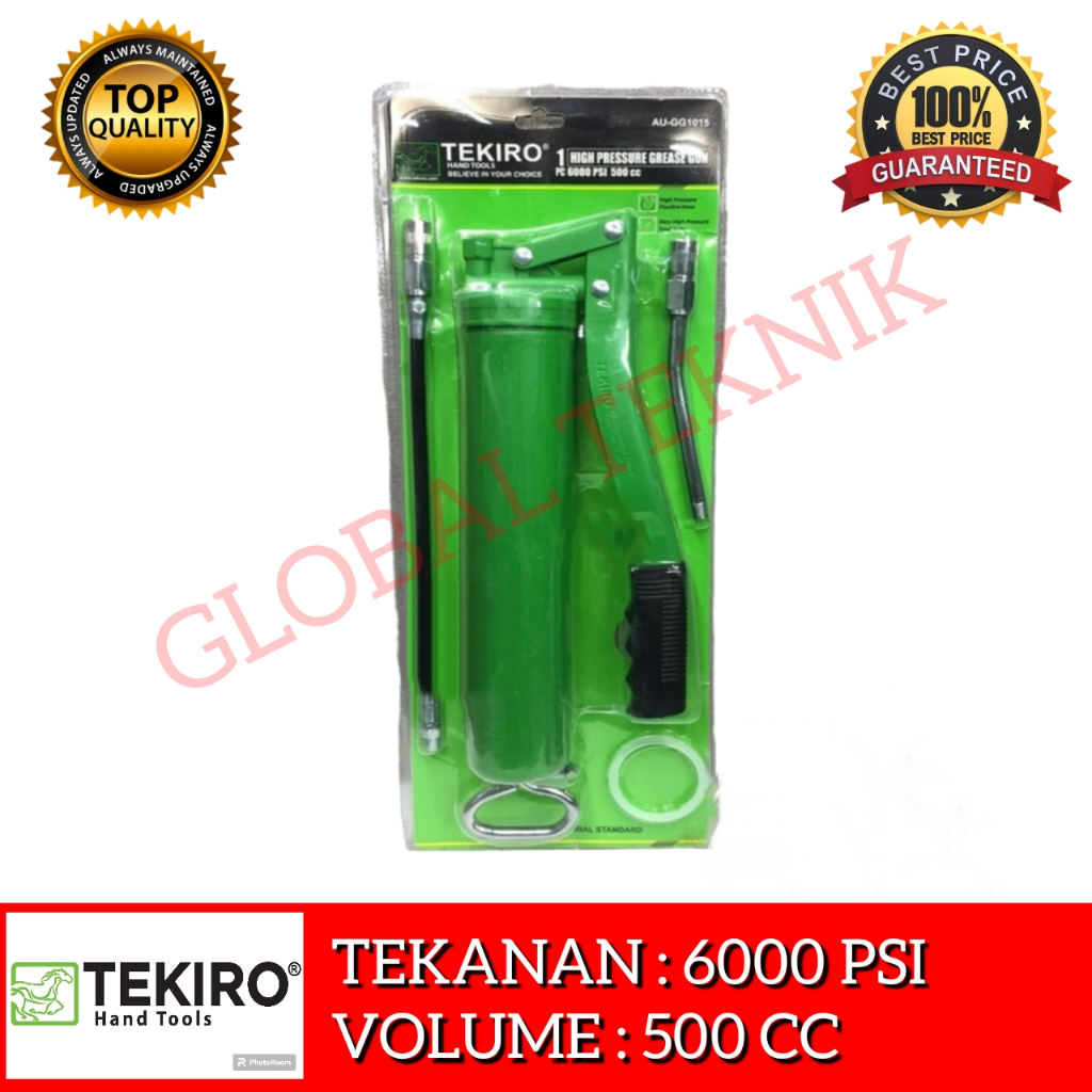 Jual Tekiro Hand Grease Gun 500 CC High Pressure Gun Pompa Gemuk Tangan ...