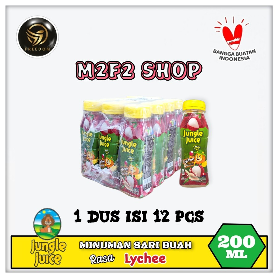 Jual Diamond Jungle Juice Lychee | Jus Leci Botol Pet - 200 ml (Kemasan ...