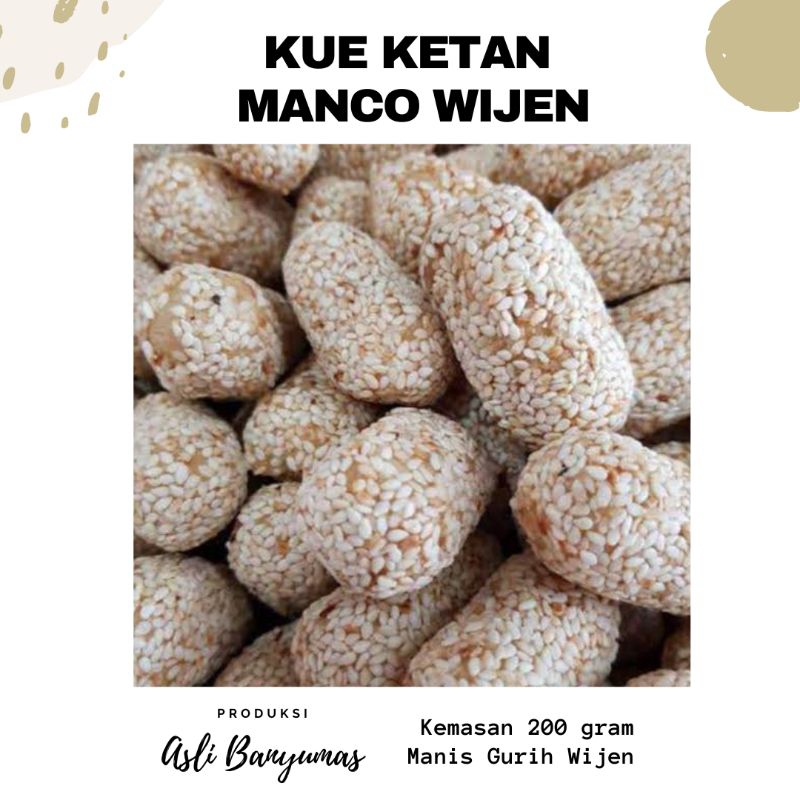 Jual KUE KETAN MANCO WIJEN | KHAS BANYUMAS | HARGA TERJANGKAU | FREE ...