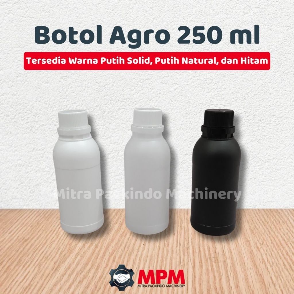 Jual Botol Agro HDPE Putih Hitam 250ml Kecil / Botol Labor 250 ml | Shopee Indonesia