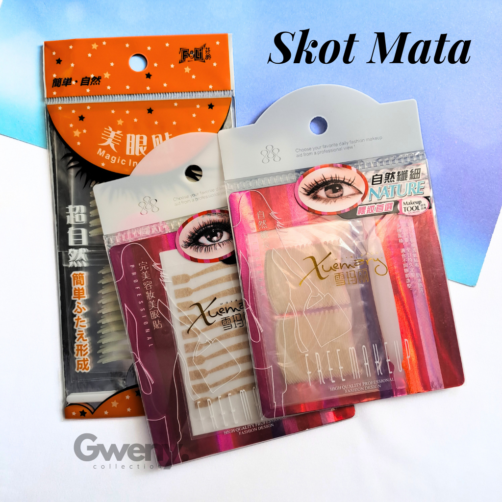 Jual Stiker Skot Mata Transparan Eyelid Lipatan Mata Free Penjepit (CSM ...