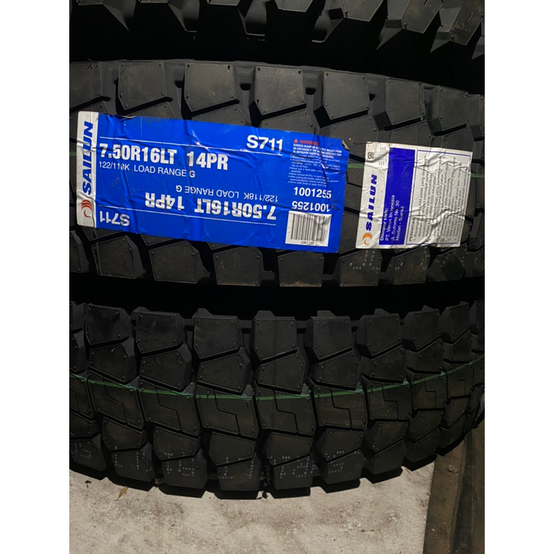 Jual BAN TRUK GROGAL SAILUN S771 750 R16 KOMPLIT Muatan berat | Shopee ...