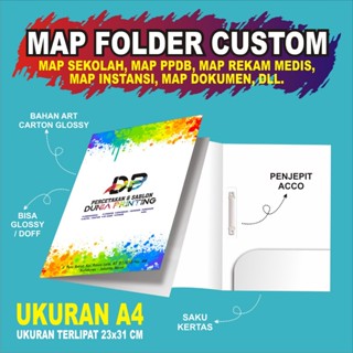 Jual Map Folder / Map Dinas / Map Sekolah / Map Kantor / Map Rekam ...