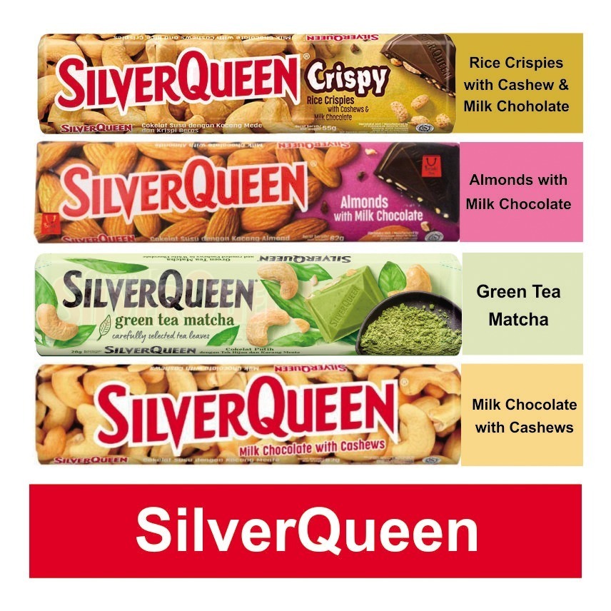 Jual SILVERQUEEN 58gr/ 55gr/25gr ALL VARIANT | Shopee Indonesia