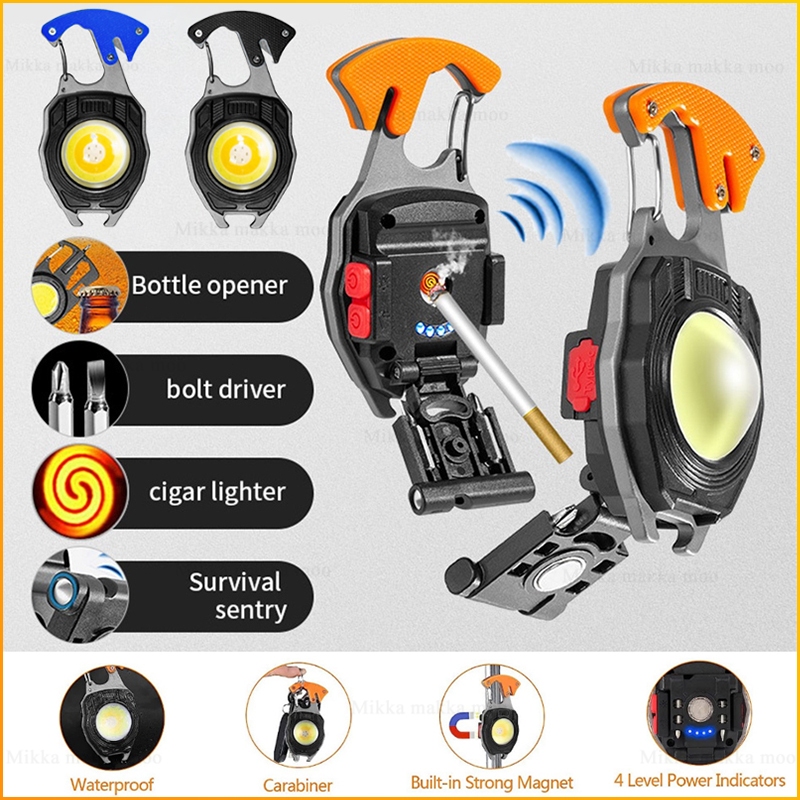 Jual Mini 12 IN 1 SENTER KOREK MULTIFUNGSIH Senter LED COB Outdoor ...