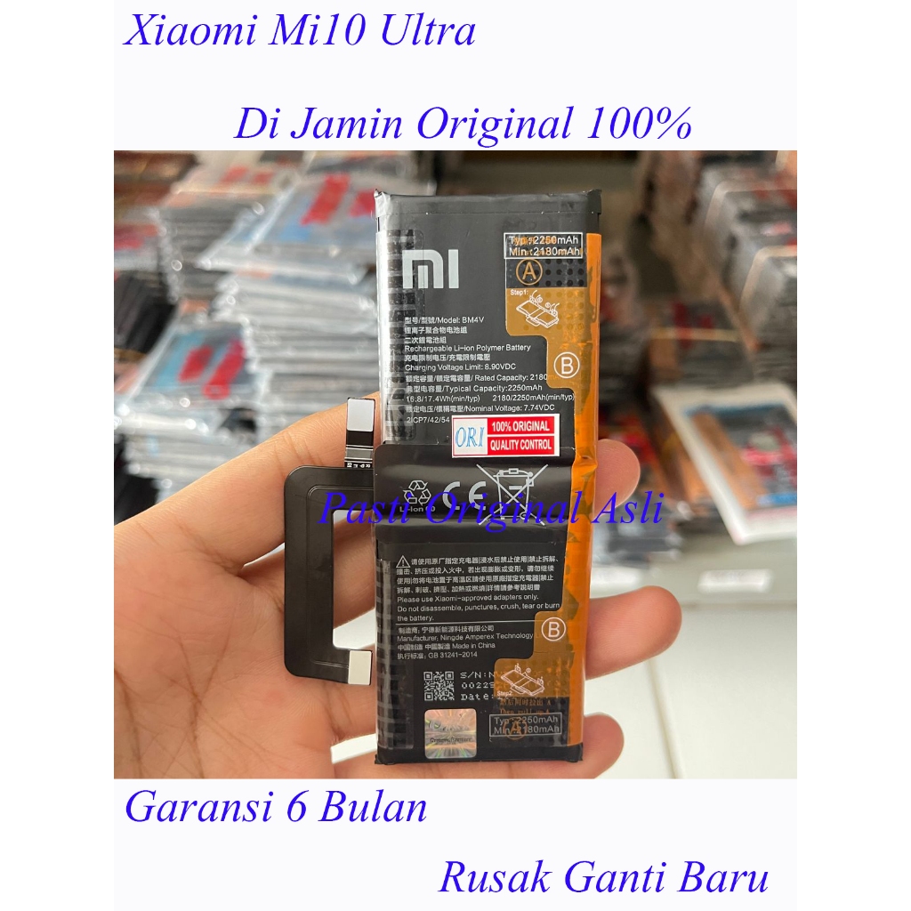 Jual Baterai Battery Mi10 Ultra Mi 10 Ultra BM4V Original 100% | Shopee ...