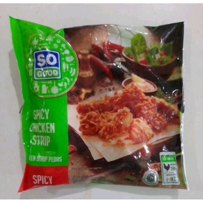 Jual SOGOOD SPICY CHICKEN STRIP 250g | Shopee Indonesia