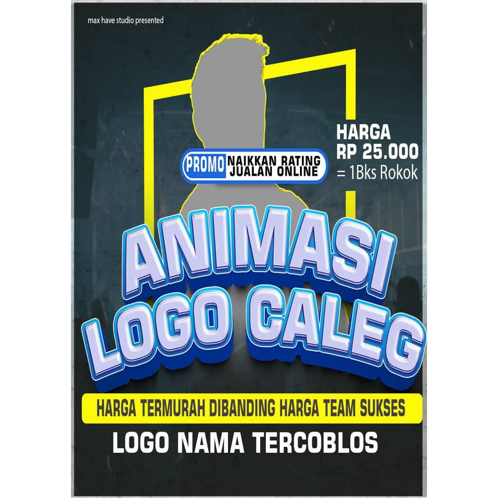 Jual ANIMASI LOGO NAMA CALEG TERCOBLOS | Shopee Indonesia