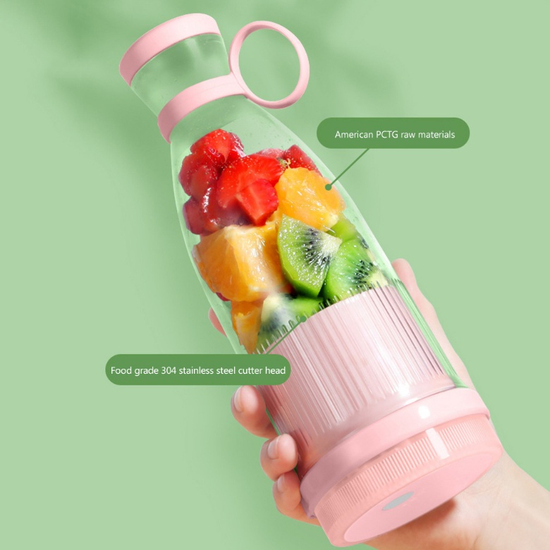 Jual Blender Juice Mini Botol Portable 6 MATA PISAU Blender USB ...