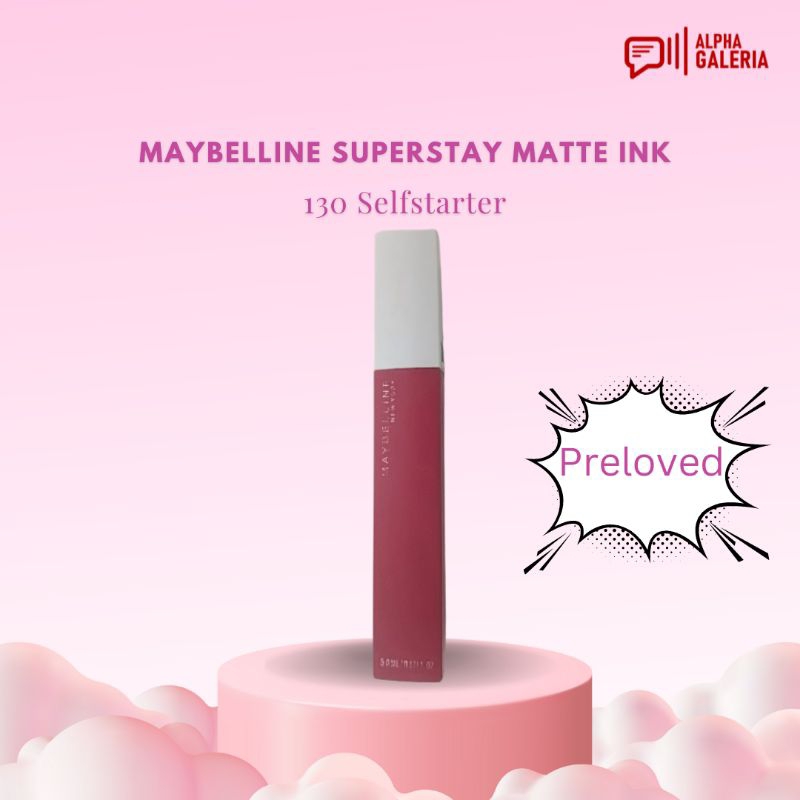 Jual Maybelline Superstay Matte Ink 130 Selfstarter (Preloved) | Shopee ...