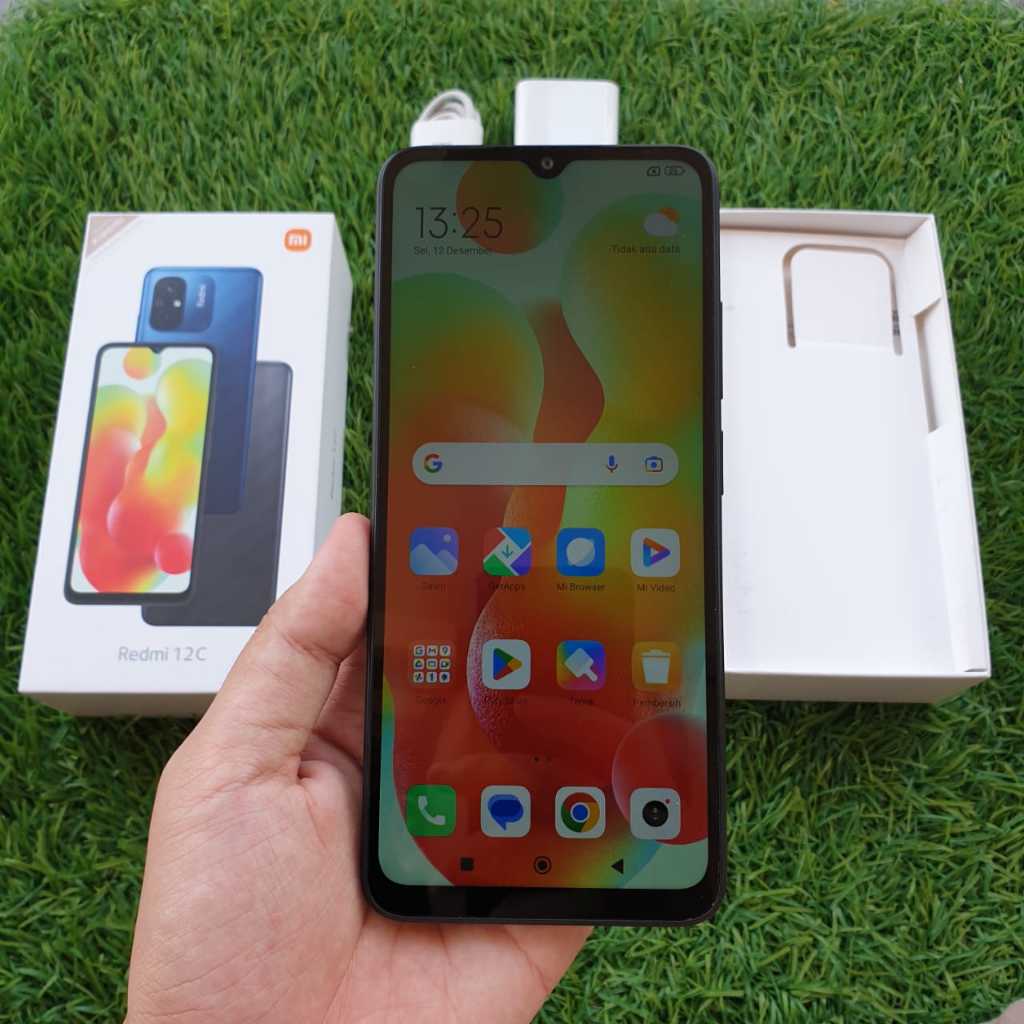 Jual HANDPHONE XIAOMI REDMI 12C 3/32GB 4/128GB SECOND SEKEN BEKAS MURAH ...