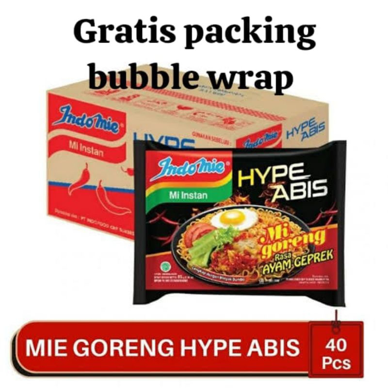 Jual Mie indomie goreng pedas rasa ayam geprek 1 dus karton isi 40 ...