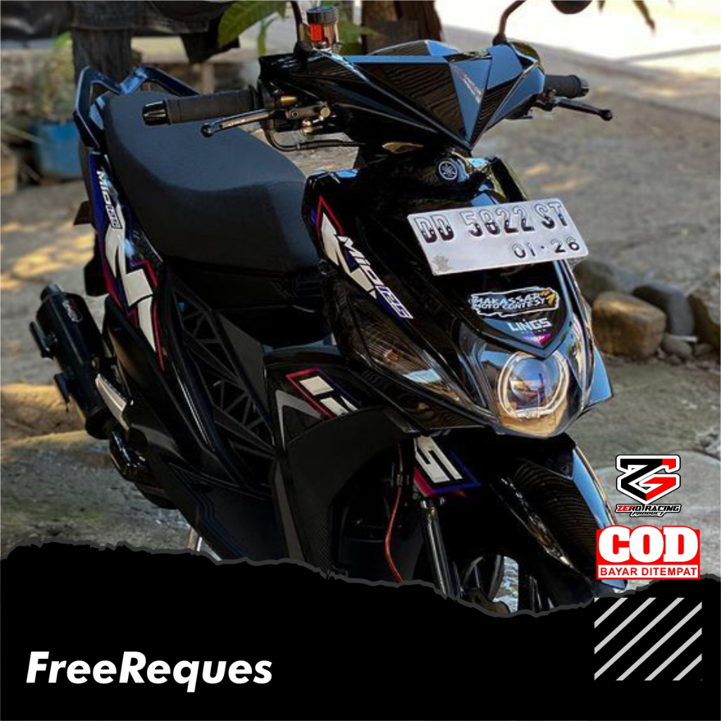 Jual Stiker Mio M3/Z Decal Striping Standar Mio M3/Z Premium Racing ...