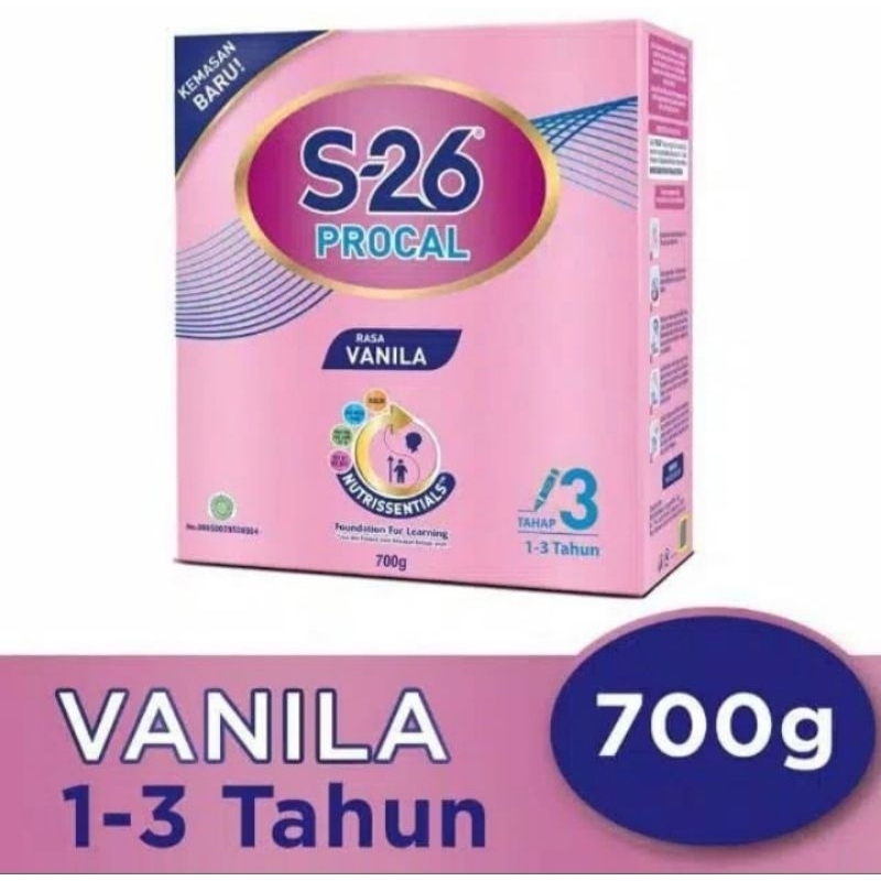 Jual S-26 Procal Gold Tahap 3 Vanila 700gr Usia Pertumbuhan 1-3 Tahun ...