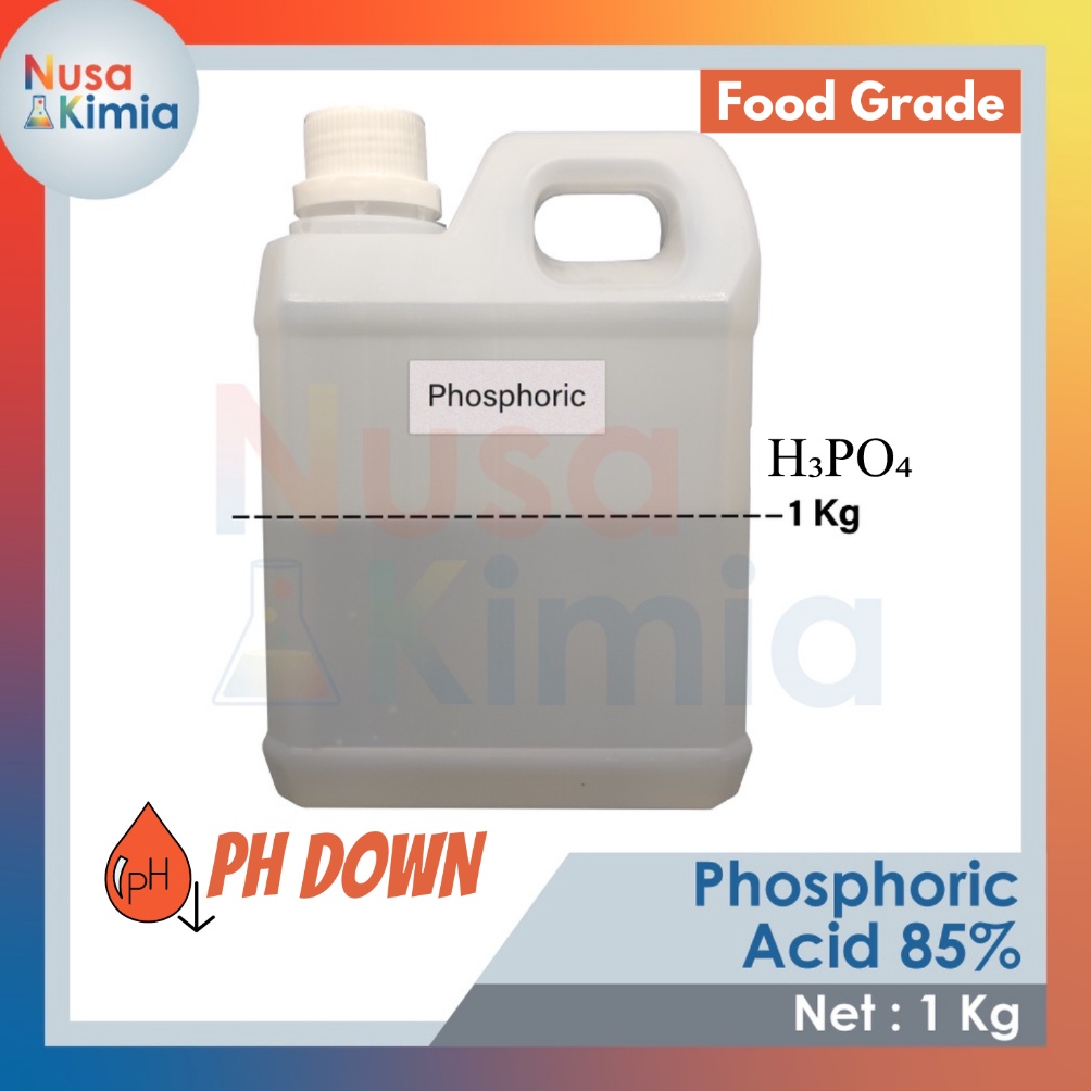 Jual Ready.. H3PO4 Fosfat / Phosphoric Ex China Food Grade 1 Kg ACK | Shopee Indonesia