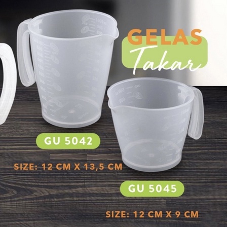 Jual Gelas Ukur / Takar Plastik Kapasitas 500 ml / 1000 ml / 2000 ml | Shopee Indonesia