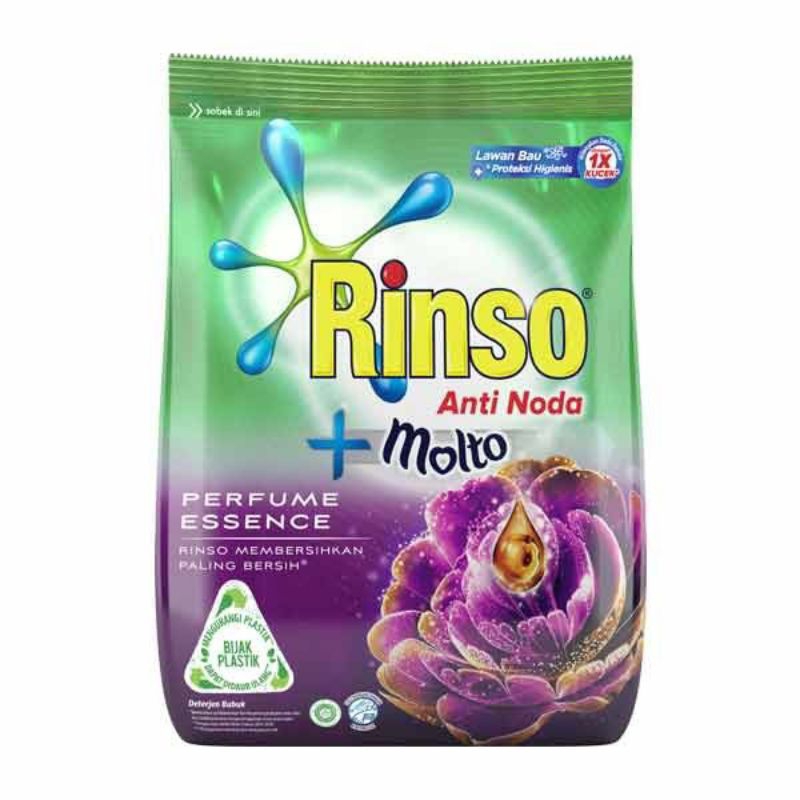 Jual Rinso Molto Perfume Essence Detergent Bubuk 400g | Shopee Indonesia