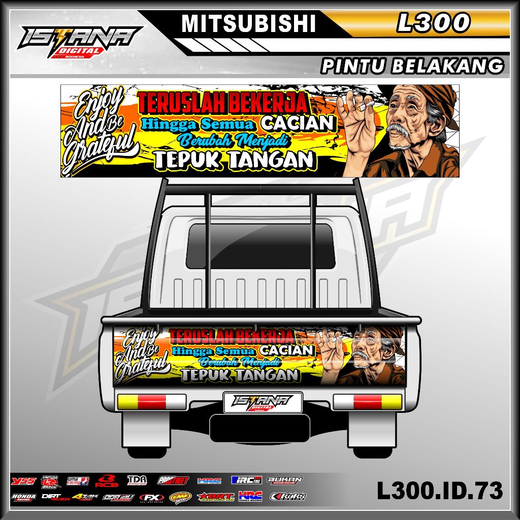 Jual Stiker Pintu Belakang L300 - Sticker Variasi Pintu Belakang ...