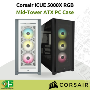 Jual CorsairiCUE 5000X RGB | Casing PC ATX | CPU PC Case Gaming ...