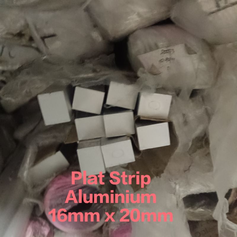 Jual Plat Strip Aluminium 16mm x 20mm x 500mm | Shopee Indonesia