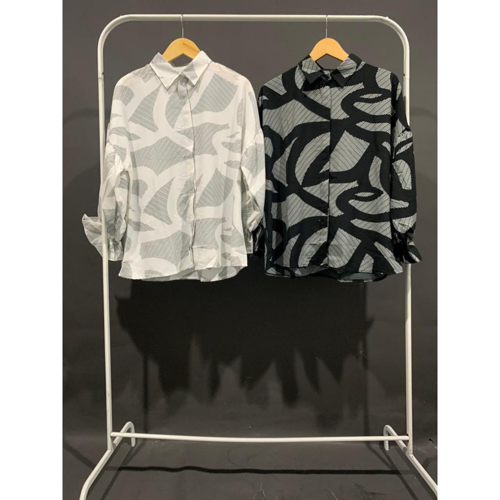 Jual ELSA SHIRT - KEMEJA MOTIF - KEMEJA DAILY - KEMEJA MURAH - KEMEJA ...