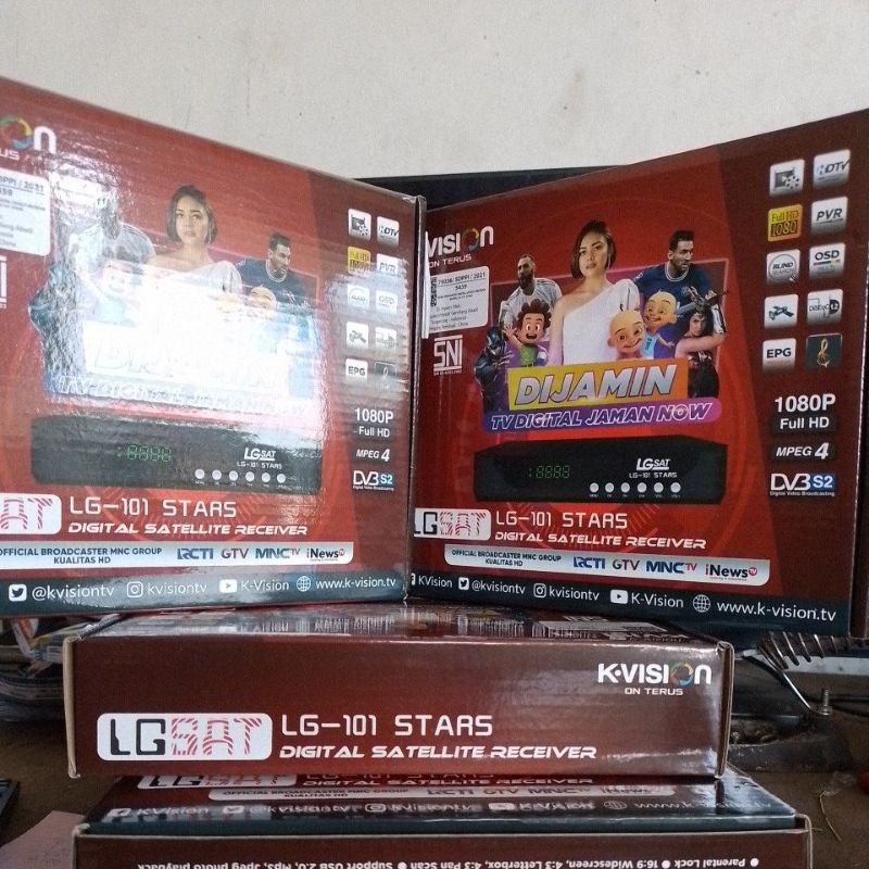Jual Kvision Gardiner Ottimo / Lgsat Star ( Termasuk Voucher aktivasi ...