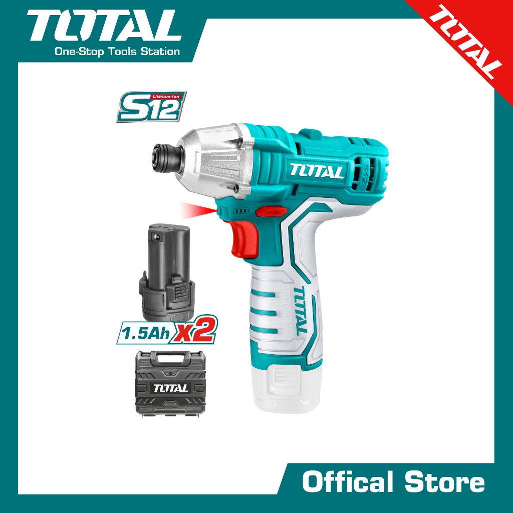Jual Bor Baterai Obeng/12V Lithium-ion impact driver TOTAL TIRLI1201 ...