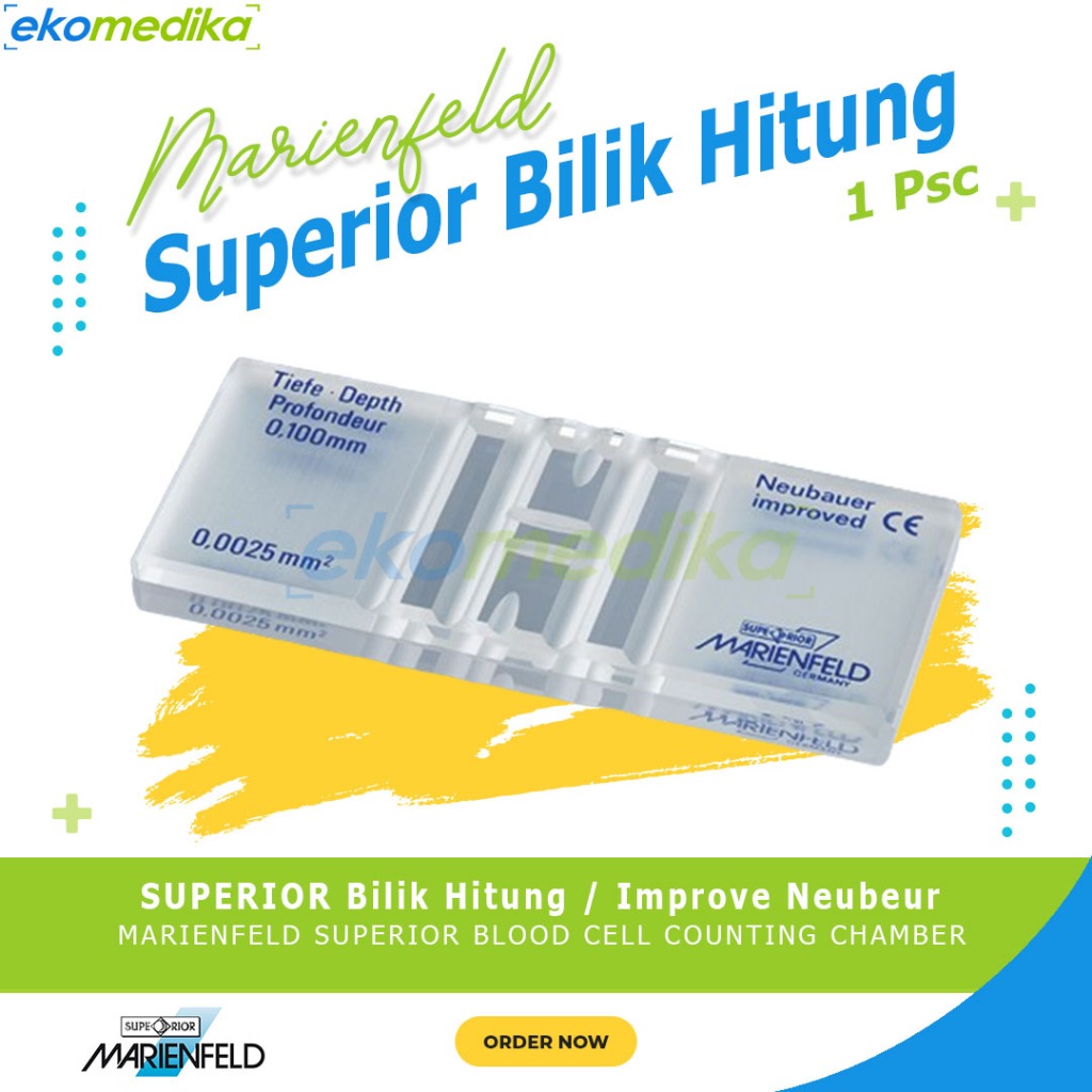 Jual Bilik HItung Superior Marienfeld Counting Chamber Improved Neubauer | Shopee Indonesia