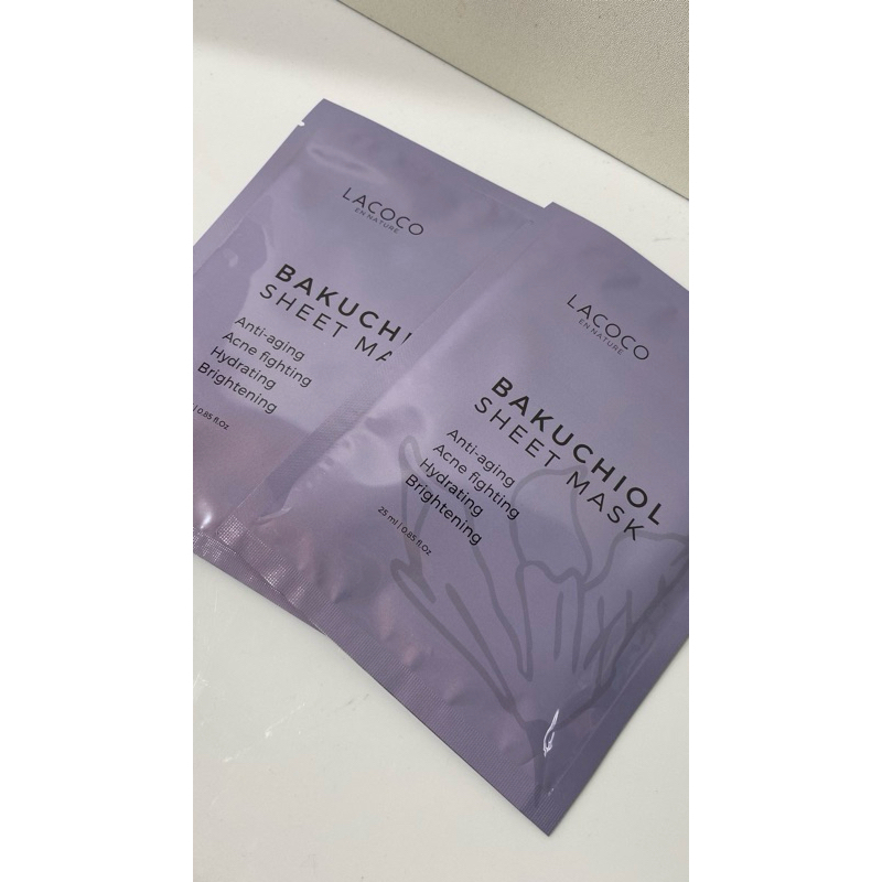 Jual Lacoco Bakuchiol sheet mask | Shopee Indonesia