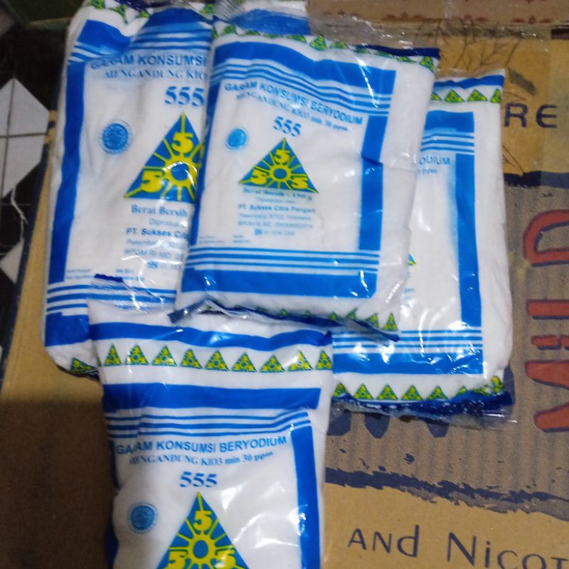Jual GARAM HALUS 555 | Shopee Indonesia