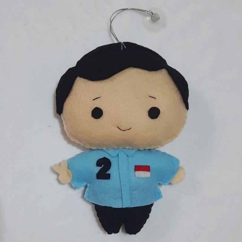 Jual (18cm) Boneka Prabowo Gemoy, Boneka Bobby Kertanegara Gibran ...
