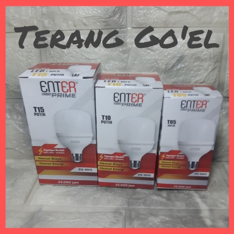 Jual LAMPU LED T BULD MEREK ENTER PRIME /LAMPU LED KAPSUL / LAMPU MURAH ...