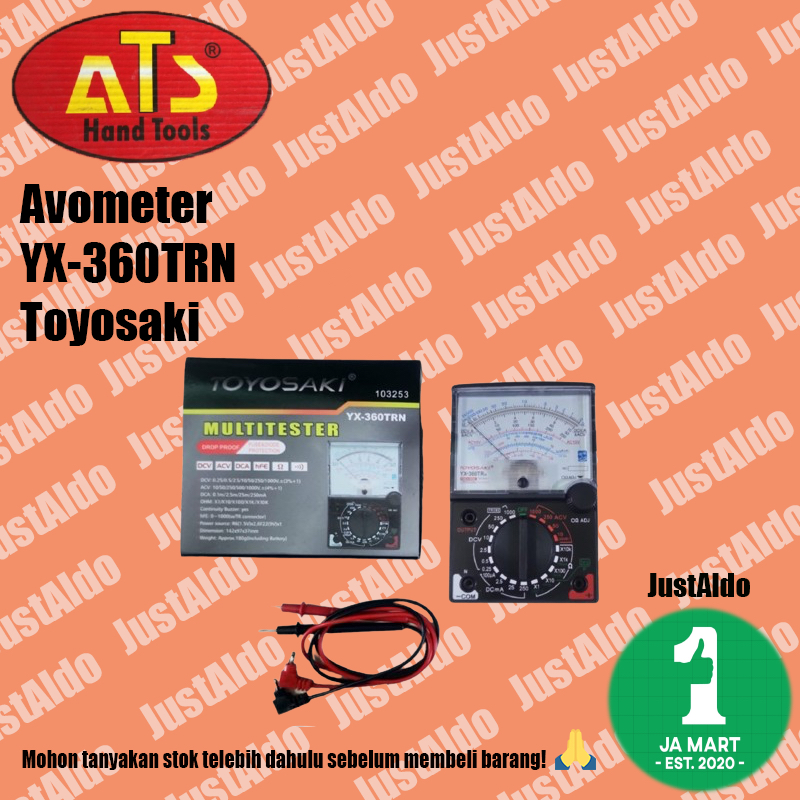 Jual Avometer Multi Tester Analog YX-360TRN Toyosaki | Shopee Indonesia