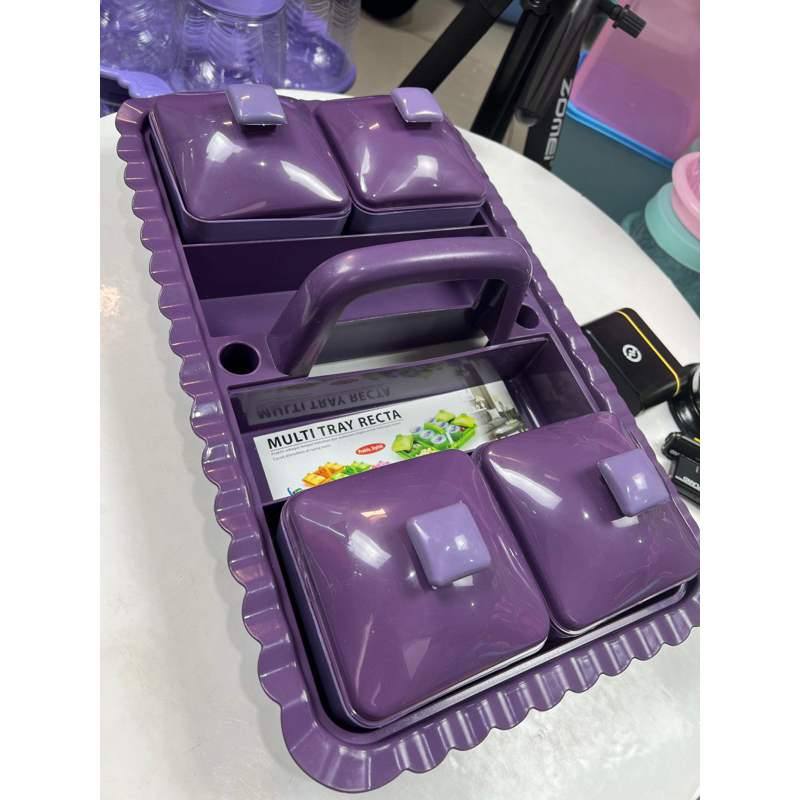 Jual MULTI TRAY RECTA SET ESTETIK/TRAY MAKANAN MINUMAN PLASTIK KUAT DAN ...