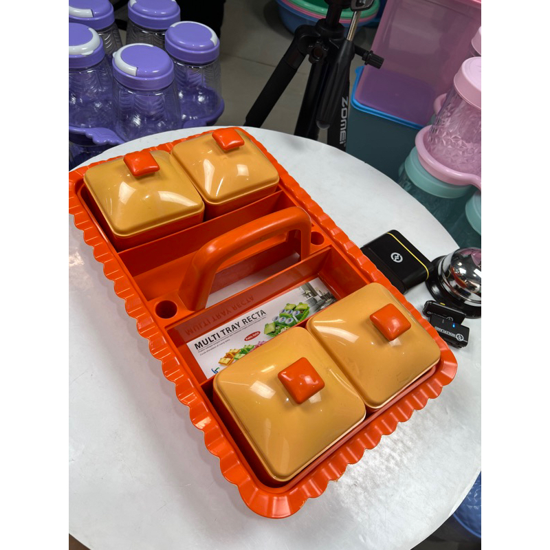 Jual MULTI TRAY RECTA SET ESTETIK/TRAY MAKANAN MINUMAN PLASTIK KUAT DAN ...