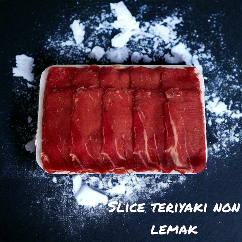 Jual Daging Slice terriyaki teriyaki non lemak 500gr (hallal) | Shopee ...