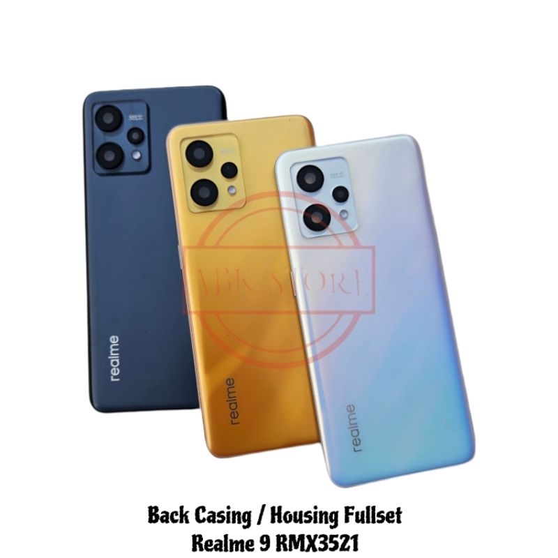 Jual Back Casing Kesing Housing Realme 9 RMX3521 Backdoor Fullset ...