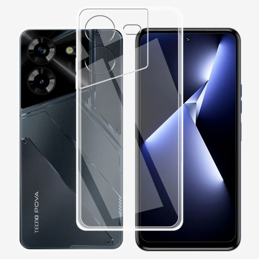 Jual Soft Case Clear Silikon Komptibel Untuk Tecno Pova 5 Pova 5 Pro Bening Transparant Tebal ...