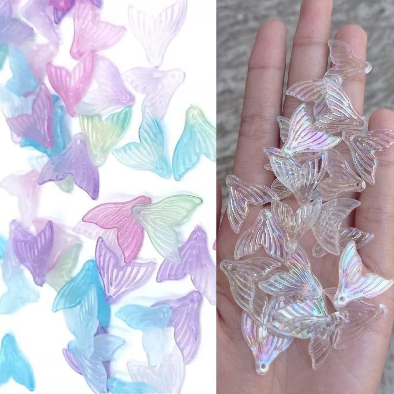 Jual (10gr) Manik-Manik ekor duyung / manik Liontin Ekor Ikan / Manik ...