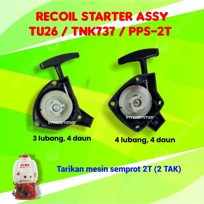 Jual Recoil stater Assy mesin semprotan sawah 2 tak TU26 tarikan slah ...
