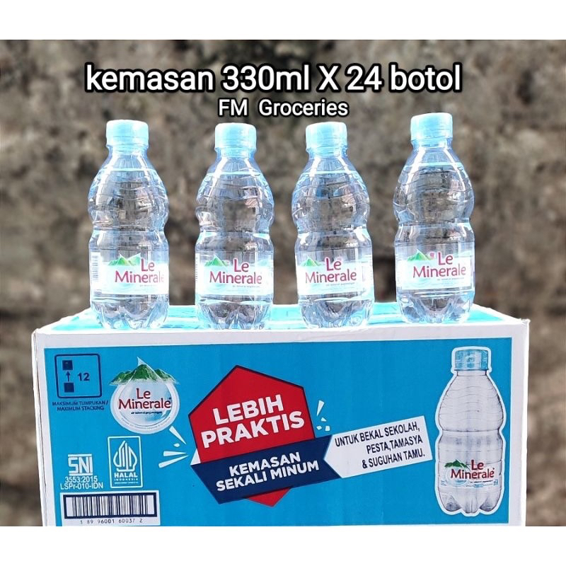 Jual LE MINERALE 330ML / 1DUS ISI 24BOTOL | Shopee Indonesia