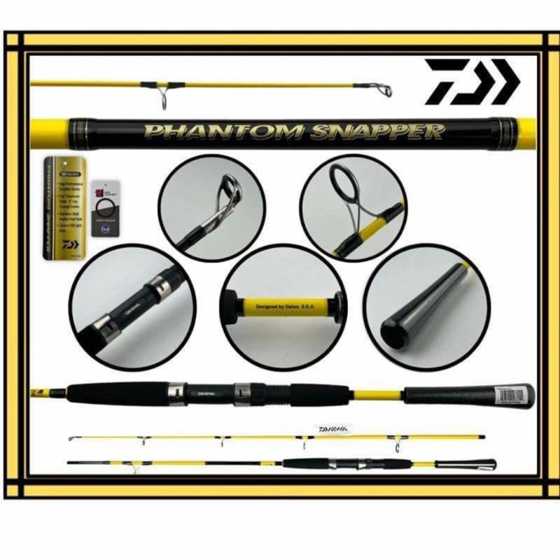 Jual Joran Popping DAIWA Phantom Snapper Full Fuji Surf Casting | 702 | Shopee Indonesia