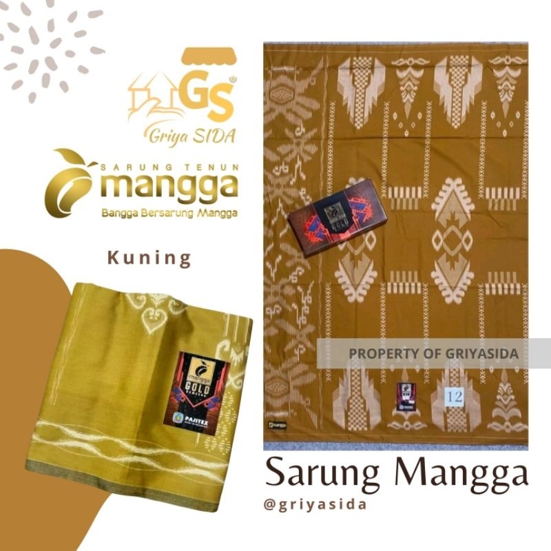 Jual Sarung mangga gold kembang premium sarung | Shopee Indonesia