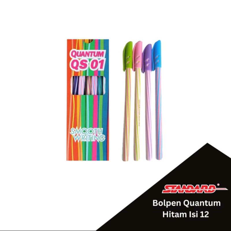 Jual Ballpoint Standard Quantum Qs-01 Ulir (1PAK) | Shopee Indonesia